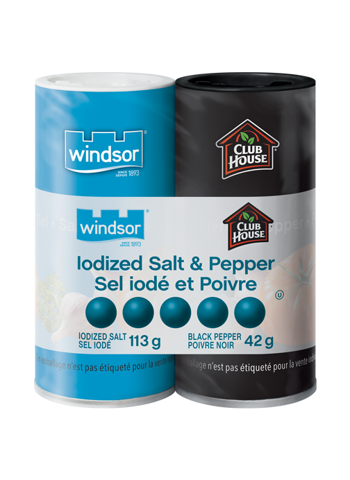 Sel iodé Windsor® et poivre Club House® Archive - Sel Windsor
